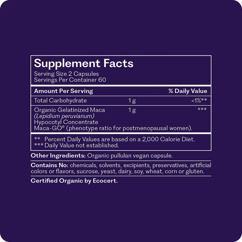 Post Menopause Support with MacaPause | Symphony Natural Health